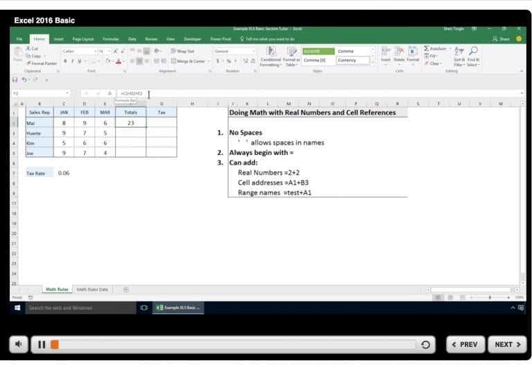 Excel 2016 Basic - Edu Boutique