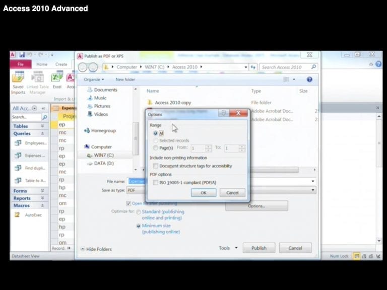 Microsoft Office Access 2010 Advanced - Edu Boutique