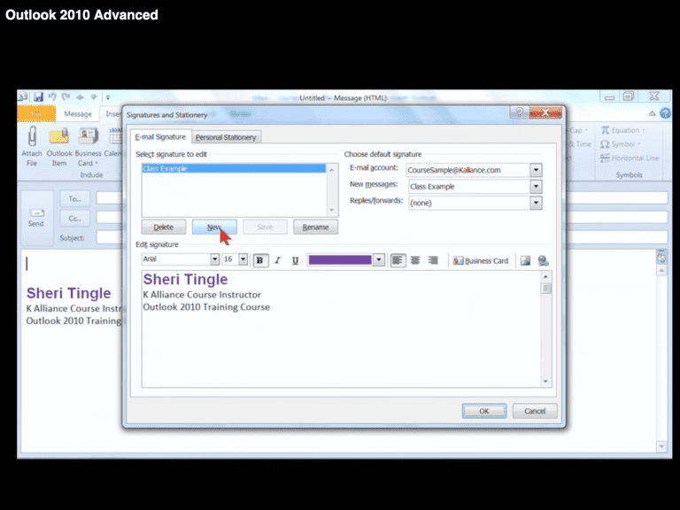 Microsoft Office Outlook 2010 Advanced - Edu Boutique