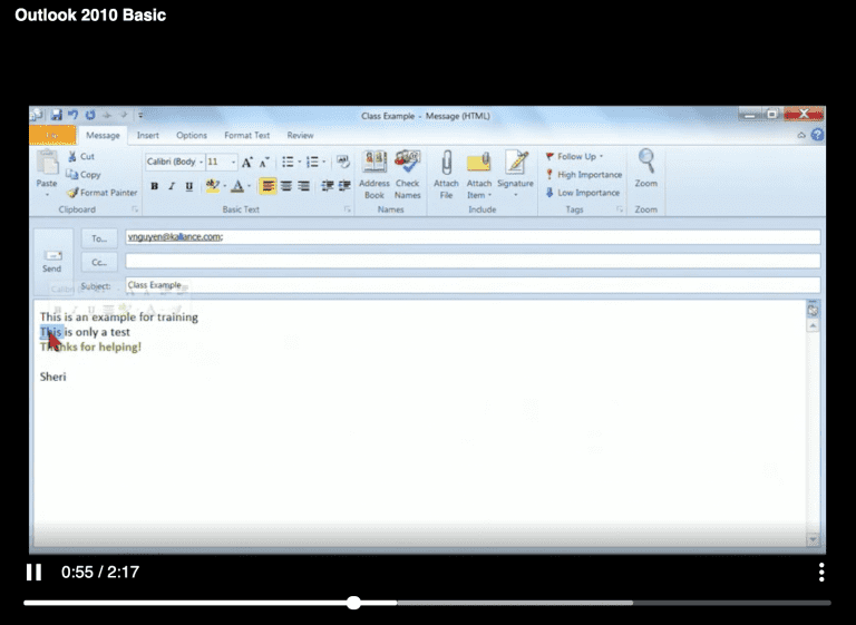 Microsoft Office Outlook 2010 Basic - Edu Boutique